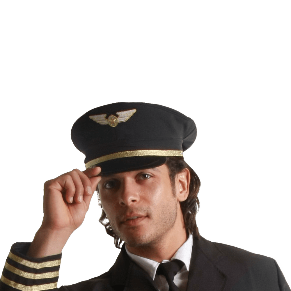 Airline Pilot Hat - Adults - Dress Up America