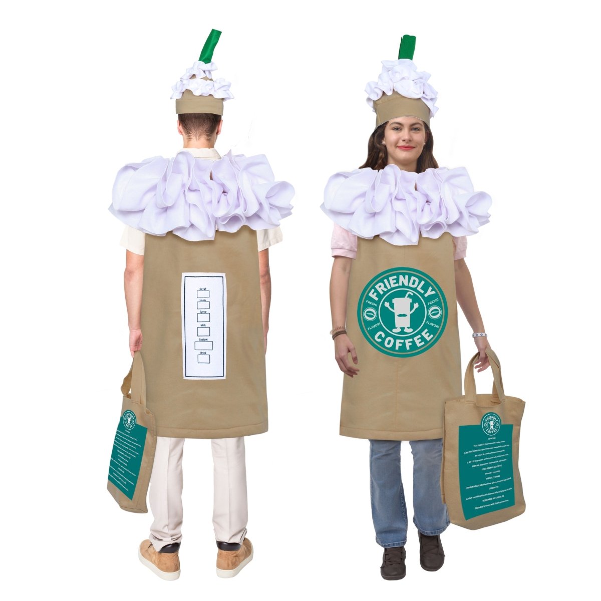 Frappuccino Costume for Adults - Dress Up America