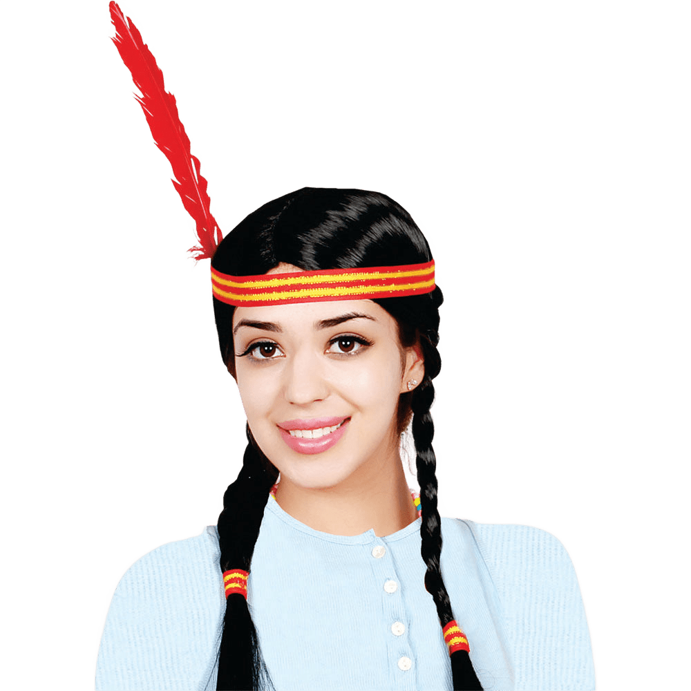 Indian Girl Wig - Dress Up America