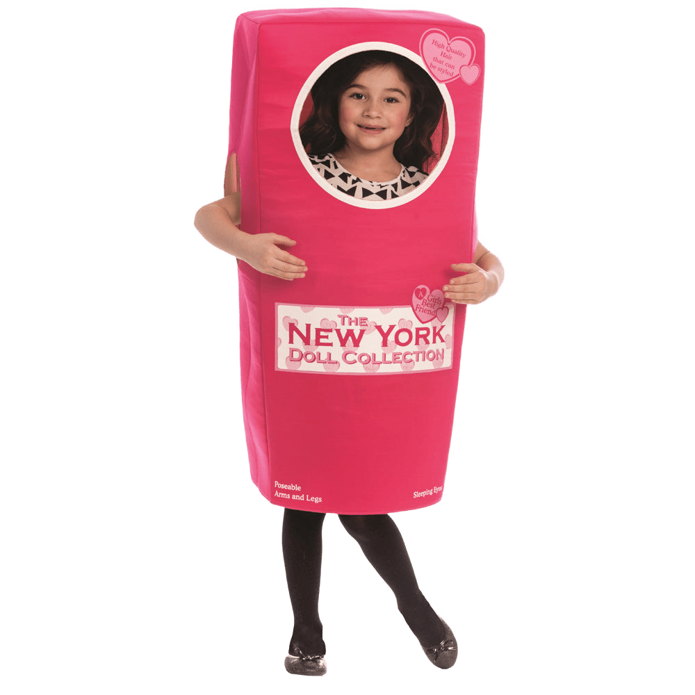 New York Doll Box Costume - Kids - Dress Up America