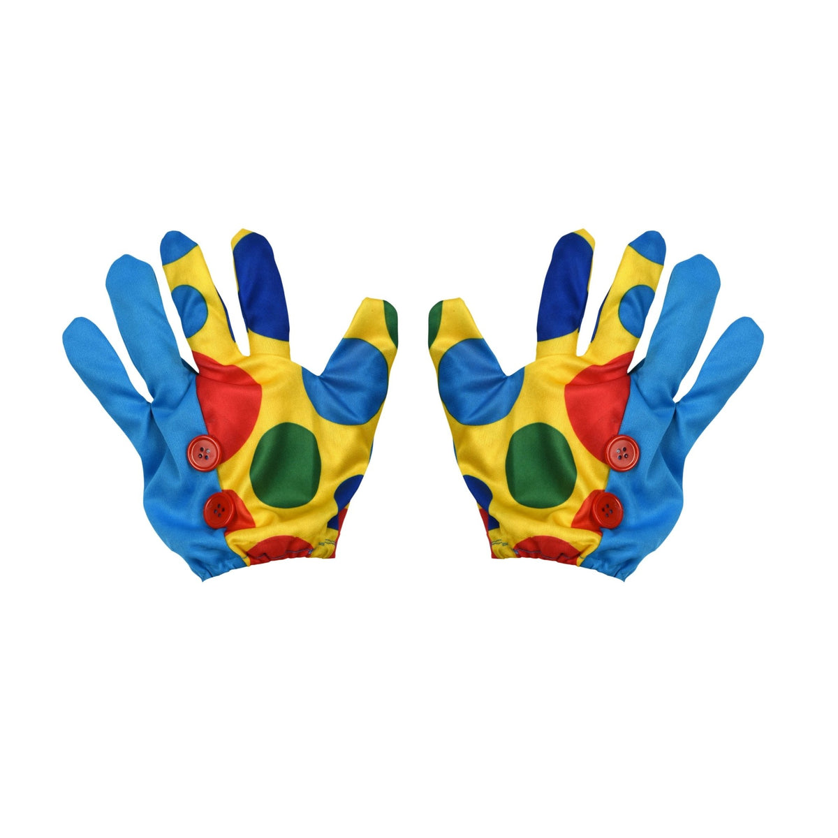 Polka Dot Clown Gloves - Dress Up America