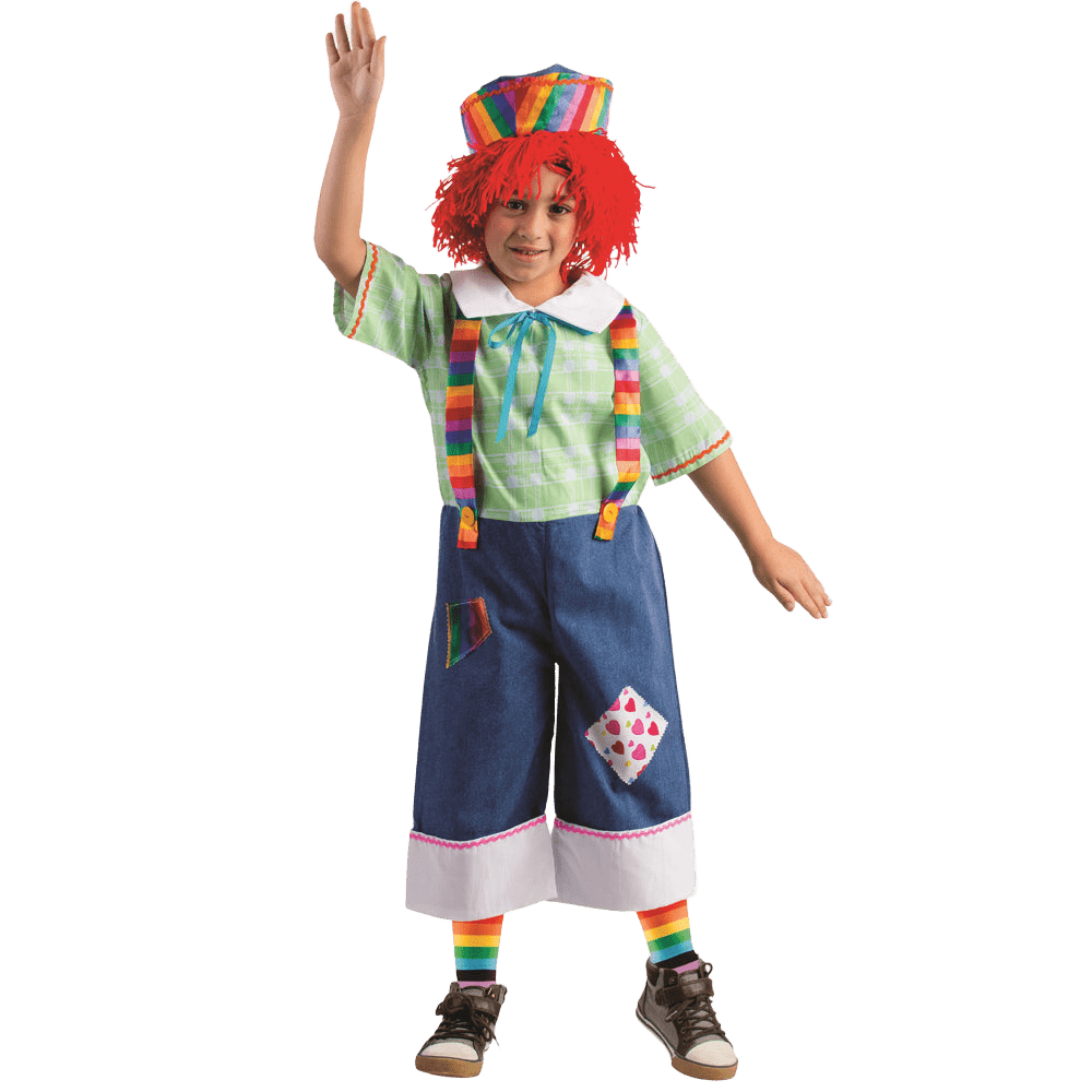Rainbow Rag Costume - Kids - Dress Up America