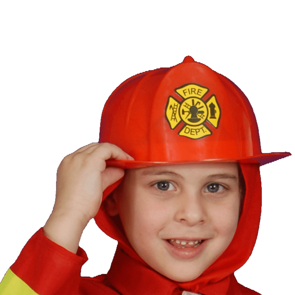 Red Fireman's Helmet - Kids - Dress Up America