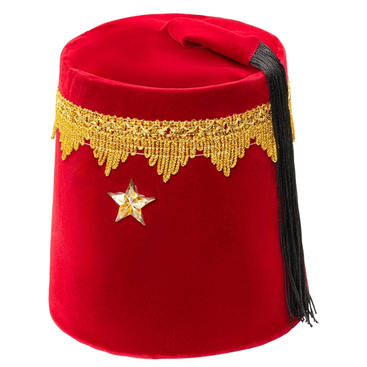 Red Tarboosh Hat - Dress Up America