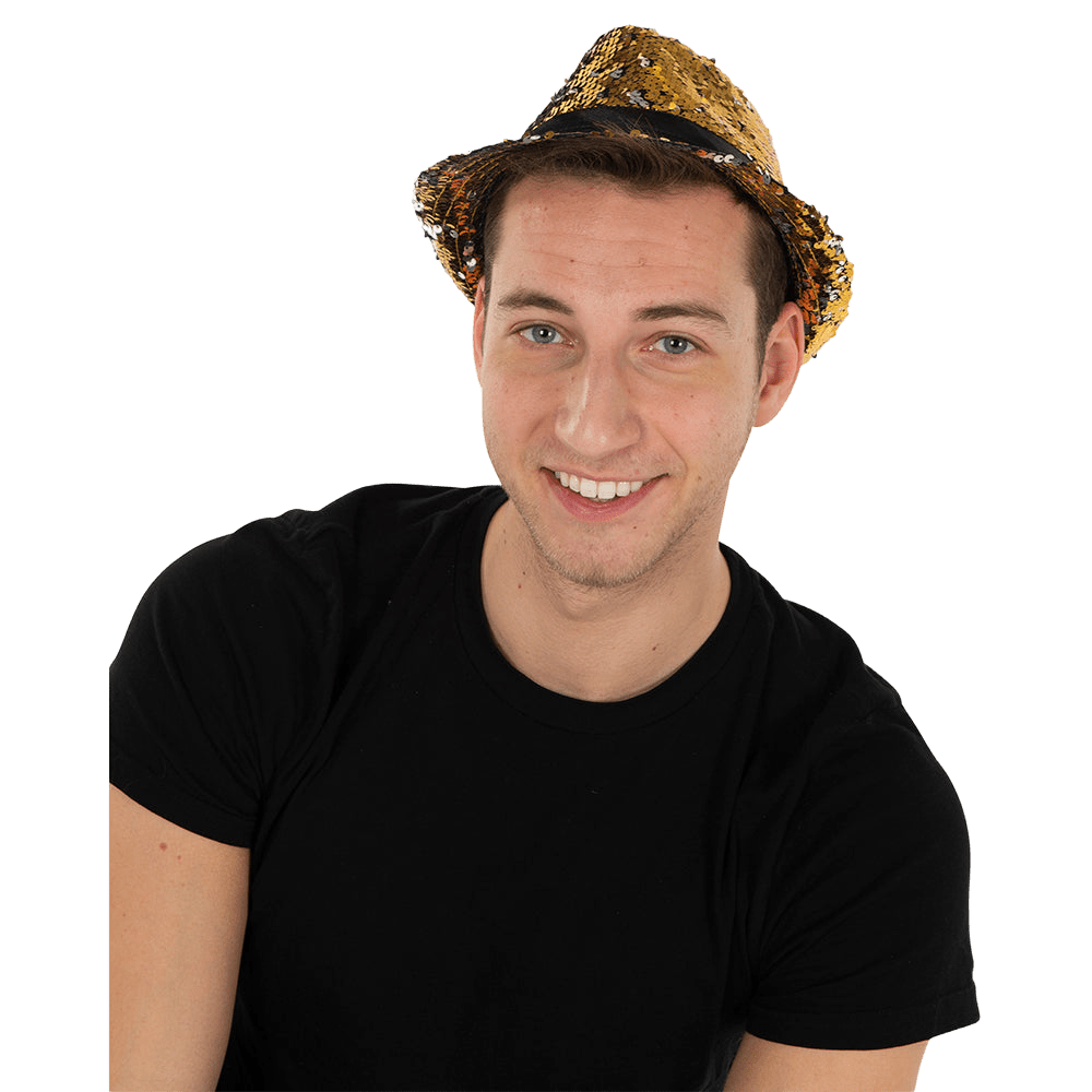 Sequin Party Fedora Hat - Dress Up America