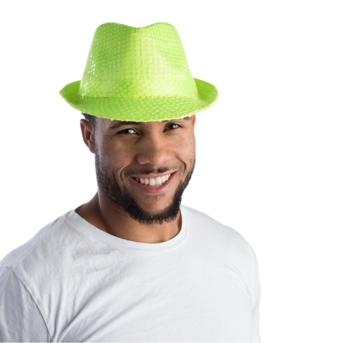 Sequined Fedora Hat - Dress Up America