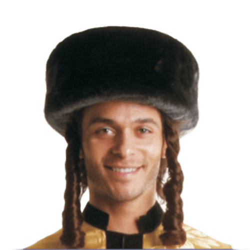 Thick Black Curly Payos - Sidelocks - Dress Up America